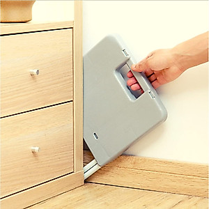 Yosogo Portable Folding Stool, 10” Lightweight Compact Collapsible Chair, Heavy Duty PP, Steel Frame Legs, 250lbs Capacity, Outdoor Travel, Beach, Fishing, BBQ, Camping, Hiking, Picnic, 1 Pack Gray