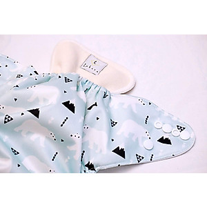 Lukara Hemp Cloth Diaper Inserts - Reusable Cloth Diaper Liners for Children, Hemp Diaper Inserts for All Needs, Fits All Diapers & Absorbent Hemp Inserts for Cloth Diapers, Reusable Diapers (5 Pack)