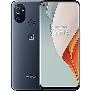 OnePlus Nord N100, 4G LTE, International Version (No US Warranty), 64GB, 4GB, Midnight Frost - GSM Unlocked (T-Mobile, AT&T, Metro, Straight Talk) - 64GB SD Bundle