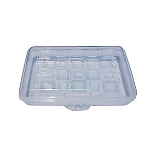 Sterilite Pencil Box with Splash Tint Lid (Clear)