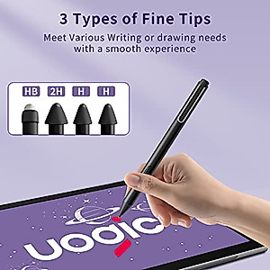 Uogic Surface Pen Tips 4PCS Replacement Kit (HB/H/H/2H) for Microsoft Surface Pro 5 Pen Tips(2017), Surface Pro 4 Pen Tips