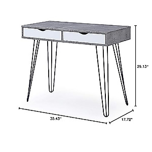 AC Pacific Laurel Desk, Black