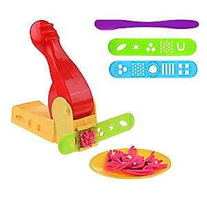 Kare & Kind Set of 9 pcs Smart Dough Tools Kit with Extruder Machine/Extruder Tools (Extruder Machine + Extruder Tools)… (Extruder Machine + Extruder Tools - 9 pcs) (Extruder Machine + Tools - 9 pcs)
