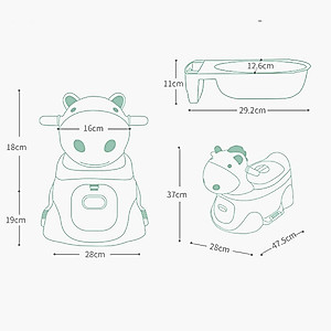 HONGFEISHANGMAO Potty Seat for Toddlers Potty Training Toilet with lid for Kids Potty Chair for Boys Girls Kids Toddler Convertible Potty Trainer Baby Toilet Training Toddler Potty Training