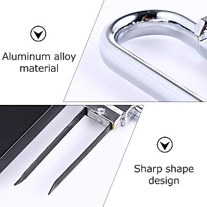 GARNECK Wine Cork Remover Beer Opener Two-Prong Cork Puller with Cover Wine Bottle Opener Beverage Opener Party Favor Party Supplies for Champagne Wine Lovers