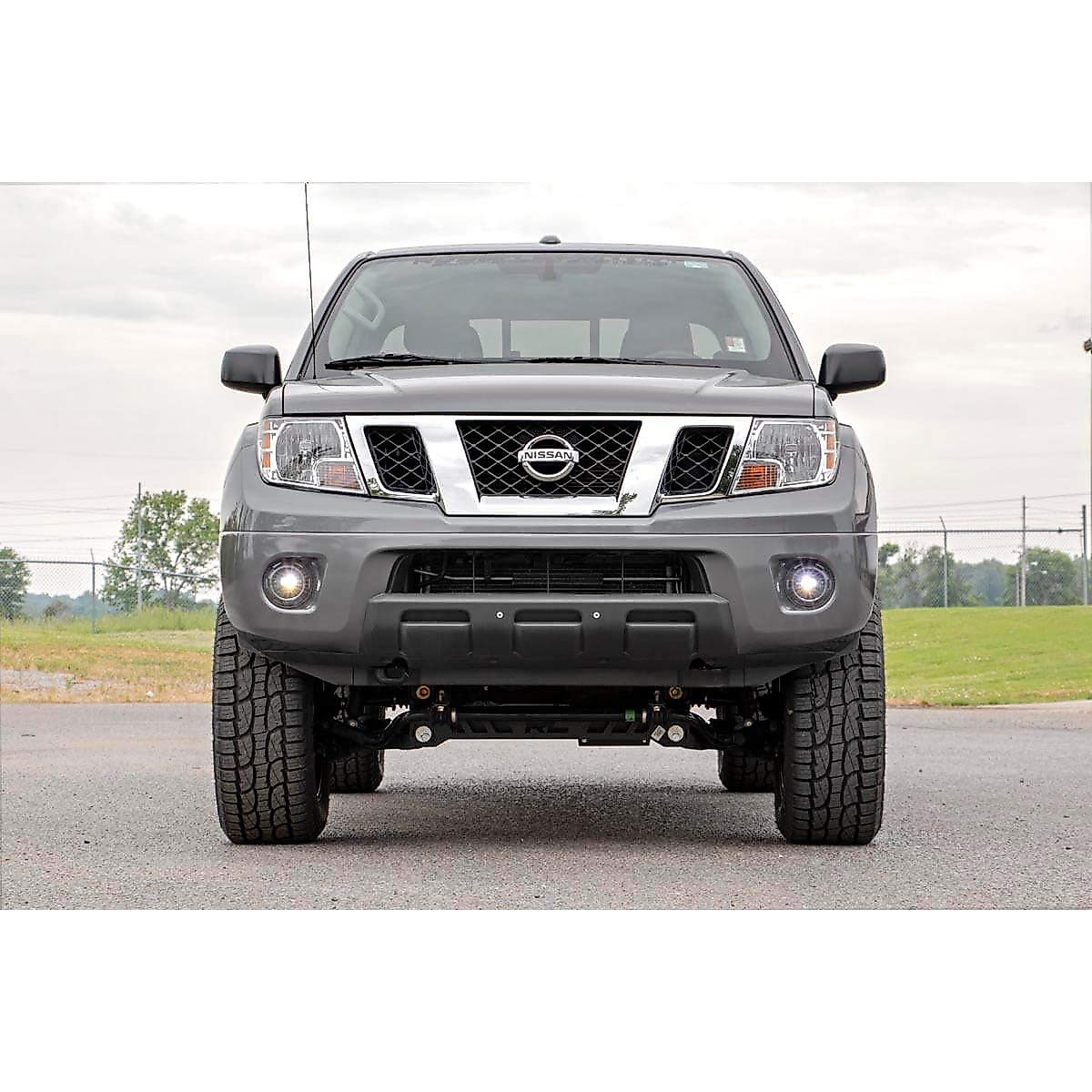 Rough Country 2" Square SAE LED Fog Lights | 2400 Lumens | Pair - 70907