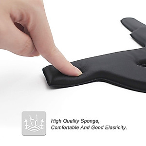 AMVR PU Leather Sponge Cover Pad Head Strap Replacement Compatible for HTC Vive or Vive Pro Deluxe Audio Strap