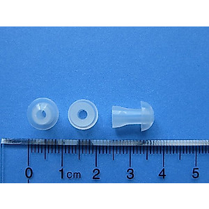 10 Small (S) Soft Replacement Mushroom Domes Eartips Earbuds Compatible with Siemens Touching, Motion, Nitro, Aquaris, Siemens Life, Lotus 12P 13P 13SP 23P 23SP 23M BTE (Behind The Ear) Hearing Aids