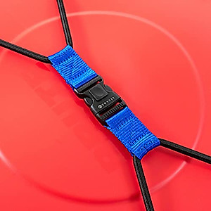 ZONDER Trash Can Lock | Bungee Cord Outdoor Trash Can Lock for Raccoons Animals | Neat Yard | Bear Garbage Bin Lock - Ease of Use - Durable - Single Pack