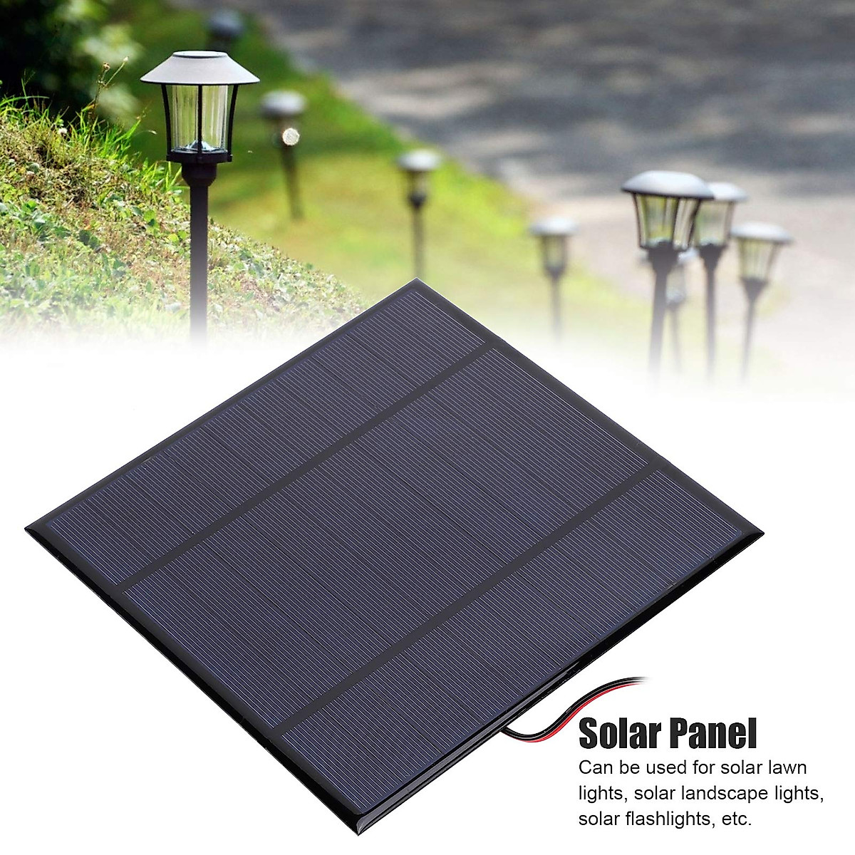 Solar Panel Polysilicon 4.5W Solar Panel High Conversion Efficiency Windproof Snowproof Outdoor Solar Charger 5V