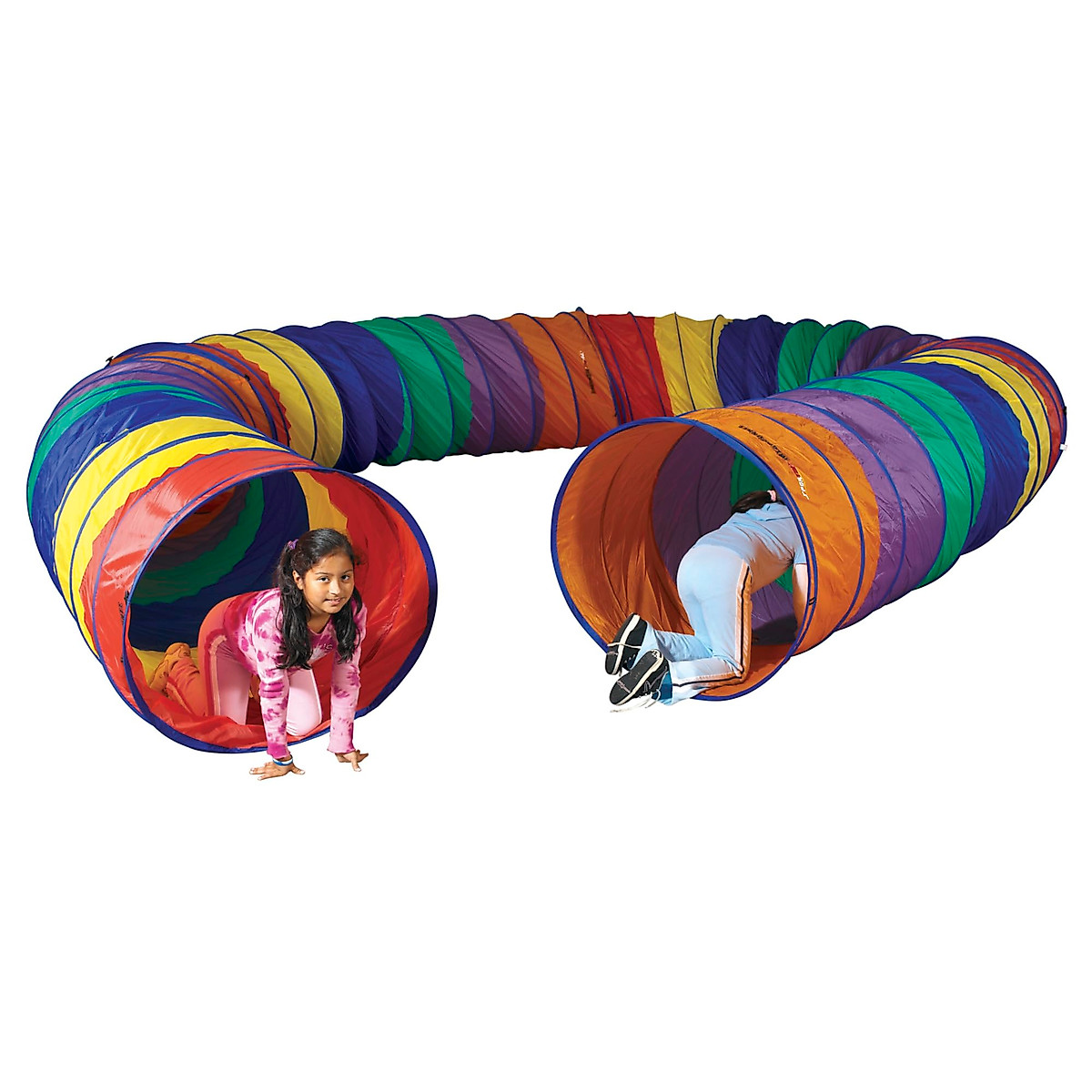 Sportime Connectable Ripstop Nylon MegaTunnel - 3 x 12 feet - Multiple Colors