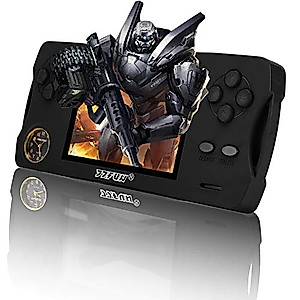 Handheld Game Console, Retro Games with 32G TF Card Built-in 480 Old School Games 3.5-Inch Screen Support for Connecting TV & Two Players 1800mAh Rechargeable Battery Present for Kids（Black）