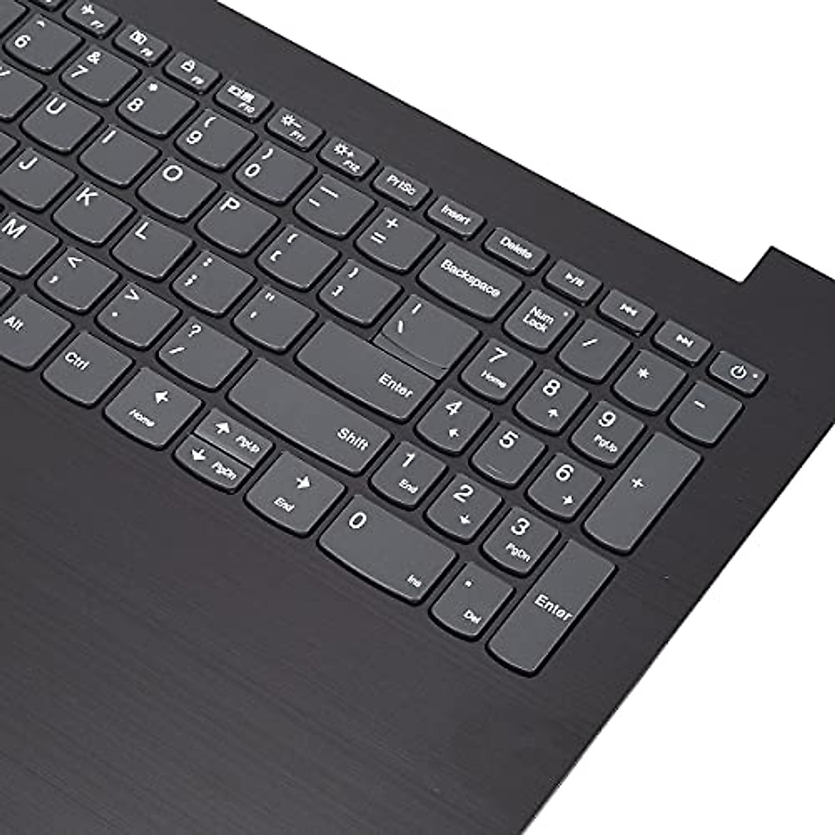 Replacement Upper Palmrest Keyboard with Touchpad for Lenovo ideaPad 320-15 320-15ABR 320-15IAP 320-15IKB 320S-15ISK 320S-15IKB 330-15IKB 330-15IGM 330-15AST 330-15ARR Series Laptop US Layout - Gray