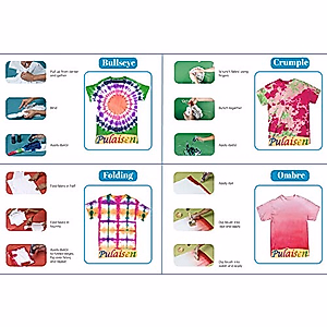 Tie Dye Kit, Tie Dye kit for Kids, 18 Bottles 36 Packets Dye, One-Step Fabric Dye Art Party Set, DIY Gift, Textile, T-Shirt, Canvas for Adults, Women, Men, Artist, Kids(18 Colors)