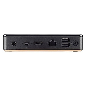 Shuttle XPC Nano NC01U3 Intel Broadwell Core i3-5005U, Support 4K Ultra HD Video, DDR3L SODIMM Max 16GB,Black