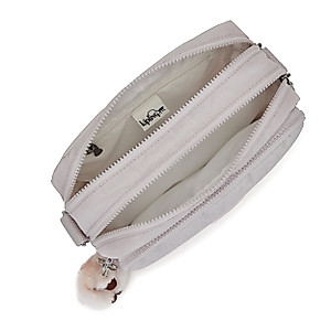 Kipling Women's Silen Shoulder, Leisure, Water Repellent Finish, Zipped Compartments, Across Body, Nylon Small Bag, Wishful Pink