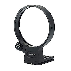 Haoge LMR-SM140S Lens Collar Replacement Foot Tripod Mount Ring Stand Base for Sigma 100-400mm F5-6.3 DG DN OS Lens Sony E Mount Art 105mm F1.4 DG HSM Built-in Arca Type Quick Release Plate