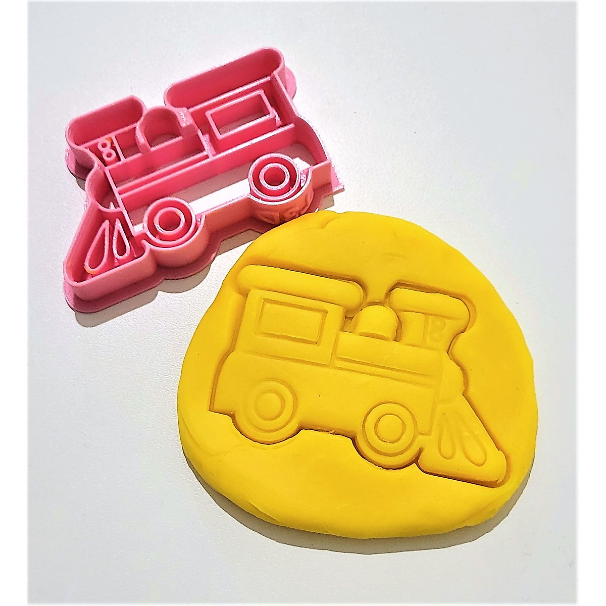 T3D Cookie Cutters Train Cookie Cutter, Suitable for Cakes Biscuit and Fondant Cookie Mold for Homemade Treats