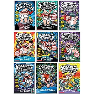 Captain Underpants 10 Books Collection