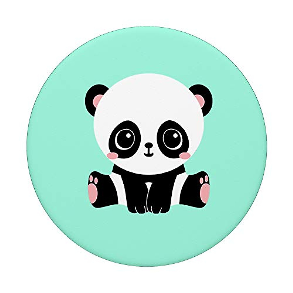 Cute Kawaii Baby Panda Pop Socket Mint Green Animal Lover PopSockets PopGrip: Swappable Grip for Phones & Tablets