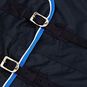 HORZE Glasgow Light Weight Waterproof Turnout Horse Sheet (No Fill) - Dark Blue - 78 in