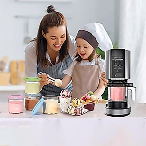 Noble Hydric Ninja Creami Pints And Lids - 4 Pack Ninja Creamy Pints Containers Nc301 Nc300 Nc299amz Series Ninja Creami Pints Safe Series Creamer Ninja Creamy Pints