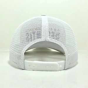 Ron Desantis for President 2024 Trucker Hat | Great One Size Fits Most Unisex Mesh Cap Printed in The USA (White)