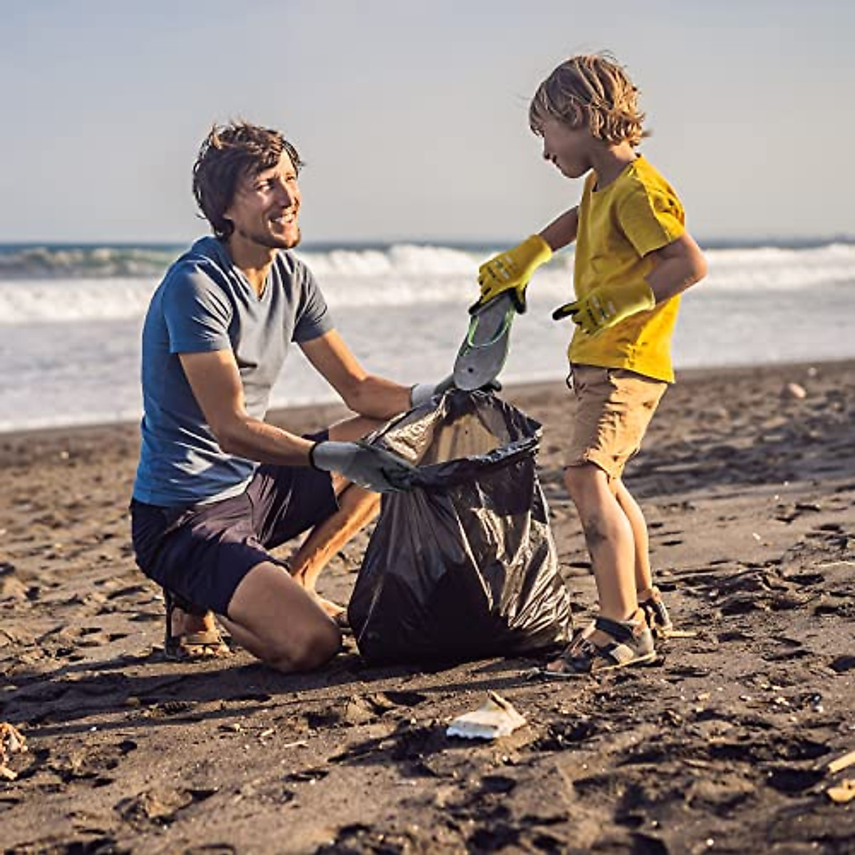 Kebada K Kids Gardening Gloves Bulk Pack,Stretchy Toddler Garden Gloves,Grip Kids Work Gloves for 3-9 Years Old,Green Yellow Pink