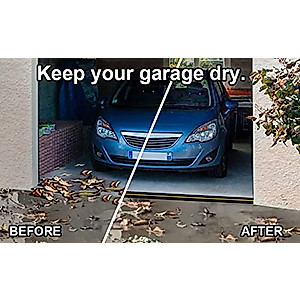 Eapele 10ft Garage Door Threshold Seal Weatherproof Easy Cut Replacement Strip