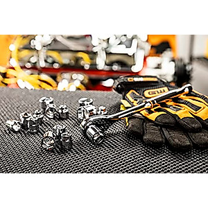 GEARWRENCH 14 Piece 3/8" Drive 6 Point MM Stubby Socket Set - 81396