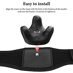 Geekria VR Tracker Waist Belt and Tracker Hand Strap Compatible With HTC Vive System Tracker Adjustable Belt and Hand Straps, Compatible With Waist and Full-Body Tracking in Virtual Reality