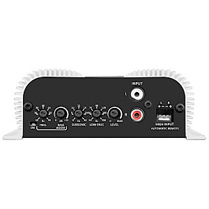 Taramps Bass 400 2 Ohms Monoblock Amplifier 400 Watts Rms 1 Channel 14.4VDC Out Power Full Range, Great for Sub/Bass - Rca/High Level Input, Car Audio