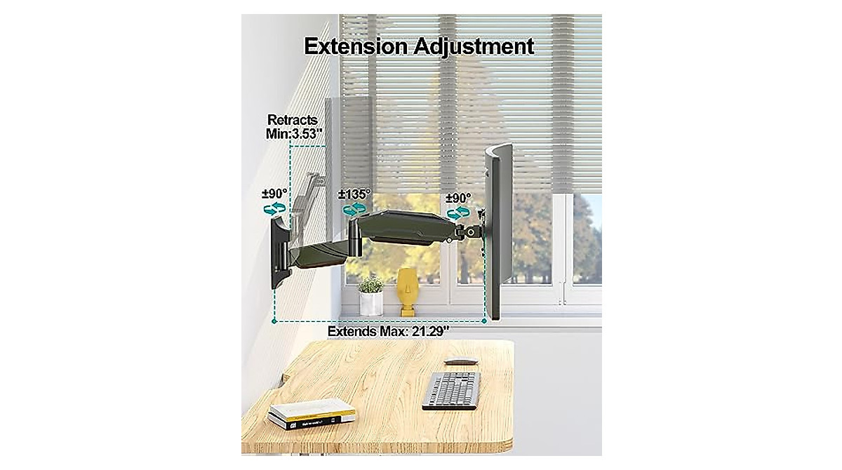 MOUNT PRO Ultrawide Monitor Wall Mount - Space-Saving Design
