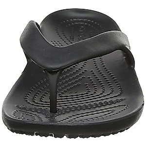 Crocs womens Kadee Ii Flip Flop, Black, 10 US