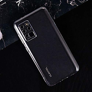 AQGG for Oukitel C21 [6.40"] Case, Soft Silicone Bumper Shell Transparent Flexible Rubber Phone Protective Cases TPU Cover for Oukitel C21 -Girl