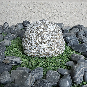 Spare Key Hider Fake Rock Garden Decoration Safe Holder For Outdoor Yard Large Size Design (3.9×2.9×5 inchs)