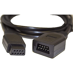 eLUUGIE 2 Packs 6ft Replacement Extension Cord Cable for Sega Genesis 2/3 Controller Extension Cord