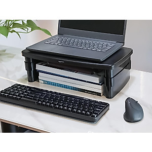 Amazon Basics Adjustable Computer Monitor Riser Desk Stand