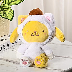 Plush Toy Cinnamoroll Little Twin Stars My Melody As Cat Plush Toy Cute Soft Stuffed Animals Girls Toys for Children Pompompurin