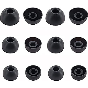 ALXCD Eartips Compatible with Beats Fit Pro, S/M/L 3 Sizes 6 Pairs Soft Silicon Earbuds Tips Replacement Ear Tips, Compatible with Beats Fit Pro, 6 Pairs Black