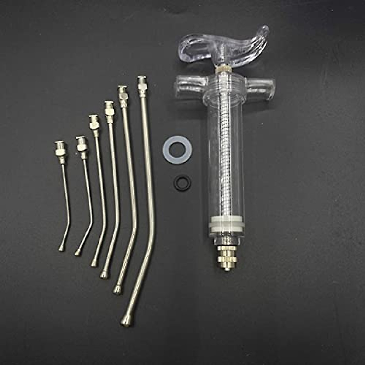 balacoo 1 Set Bird Feeding Syringe Feeding Tube for Baby Birds Parrot Hand Feeding Syringe with 6 Pcs Curved Gavage Tubes (Mixed Color)