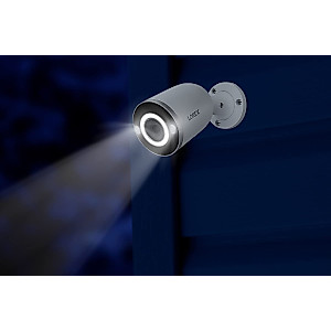 Lorex 4K Fusion 16-Channel (8 Wired + 8 Wi-Fi) 2TB NVR System with 5 Bullet Cameras Featuring Smart Security Lighting