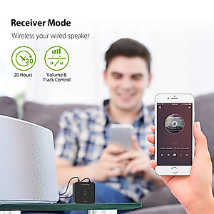 Avantree TC417 Bluetooth Transmitter Receiver for TV, Optical Digital Toslink, Volume Control for 3.5mm AUX, RCA, 20H Playtime, aptX Low Latency Wireless Audio Adapter for Headphones, Home Stereo