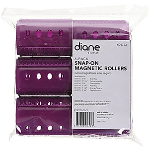 Diane Snap On Magnetic Roller, Purple, 1 3/4"