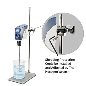 ONiLAB 18900258 Universal Plate Stand with Support Rod and Clamp for Overhead Stirrer
