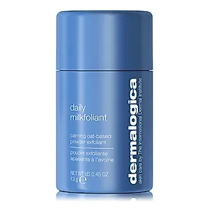 Dermalogica Daily Milkfoliant, Face Exfoliator, Powder Scrub Exfoliant with AHA and BHA - Calming, Polishing and Hydrating Skin, Oat-Based, Vegan Product, Travel Size, 0.45 fl oz