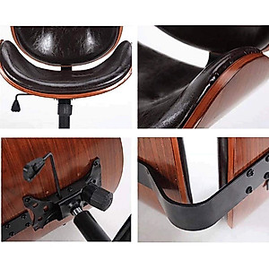 Computer Chair, Office Chair - Executive Office Chair Desk Task Computer Chair Swivel High Back Chair with Ergonomic Adjustable Lumbar Support (Color : D)