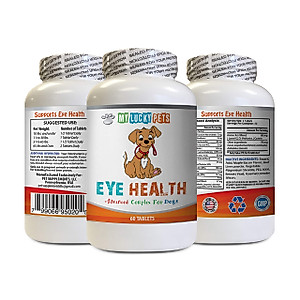 MY LUCKY PETS LLC Vision Bites for Dogs - Dog Eye Health - Advanced Formula - Benefits Vision - Immune Support - Dog Vitamin Soft chew - 1 Bottle (60 Treats)