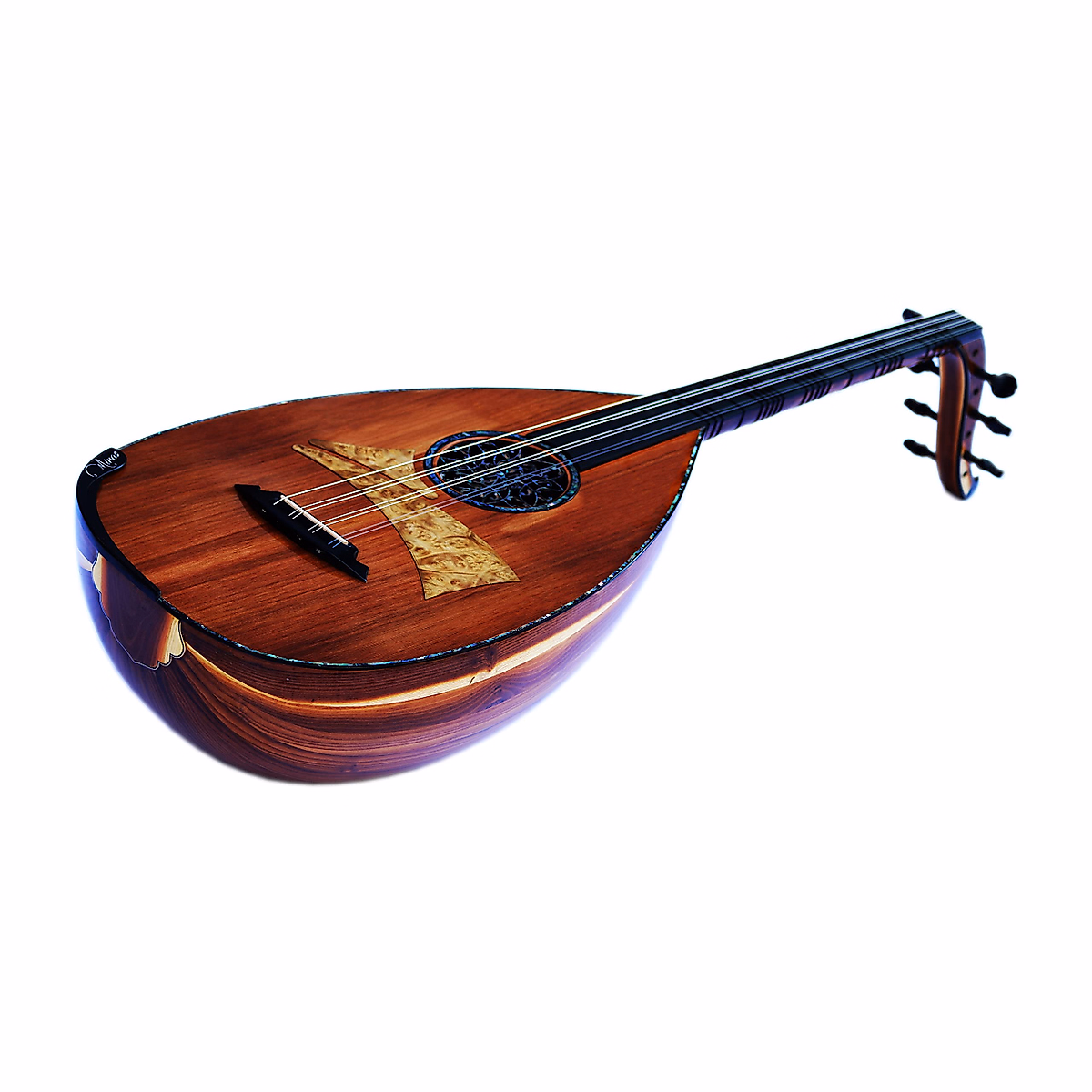 Special Turkish Louta Lute Lavta String Musical Instrument MUL-6 By Miras Lute