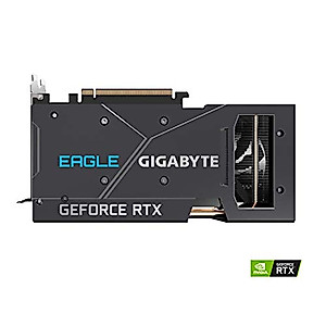 GIGABYTE GeForce RTX 3060 Eagle OC 12G Graphics Card, 2X WINDFORCE Fans, 12GB 192-bit GDDR6, GV-N3060EAGLE OC-12GD Video Card (Renewed)